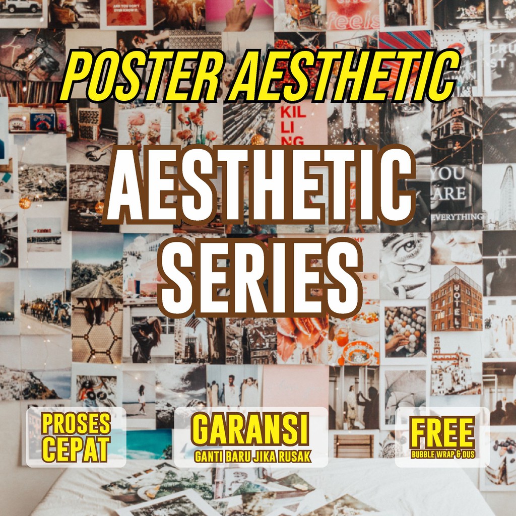 Jual POSTER AESTHETIC DEKORASI HIASAN STIKER DINDING ESTETIK STICKER ...