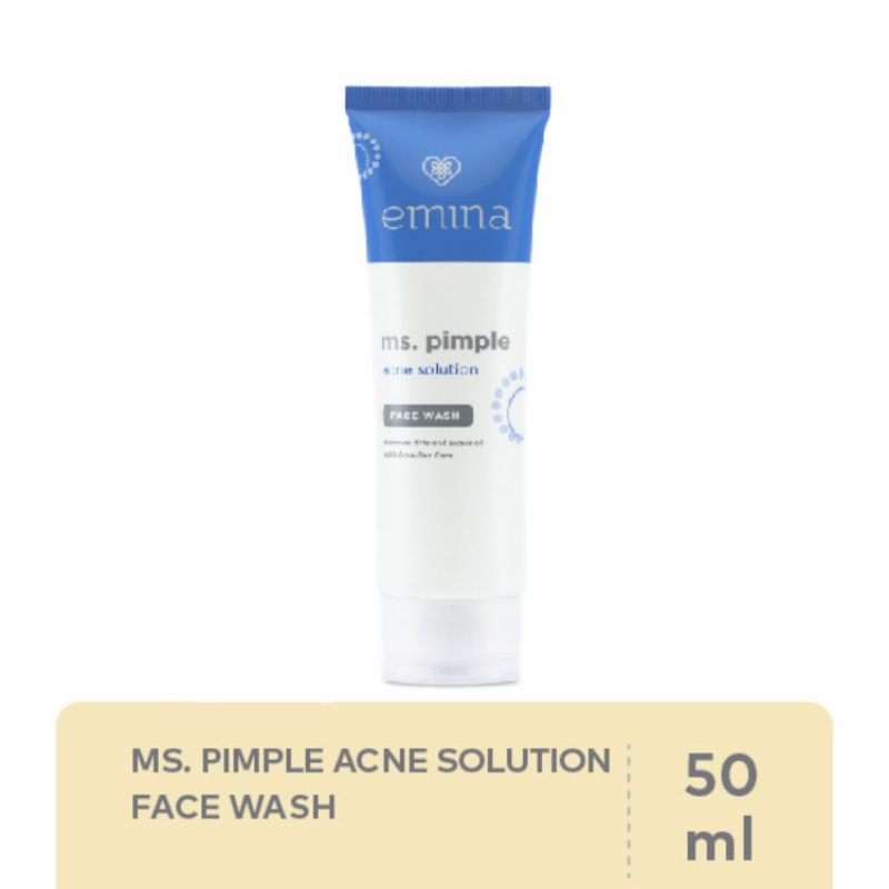 Jual EMINA Ms Pimole Acne Solution Face Wash | Shopee Indonesia