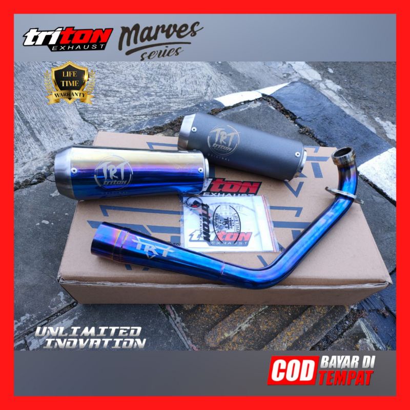 Jual Full System Knalpot Racing Nmax 155 Pcx 160 Aerox 155 Adv 160 ...