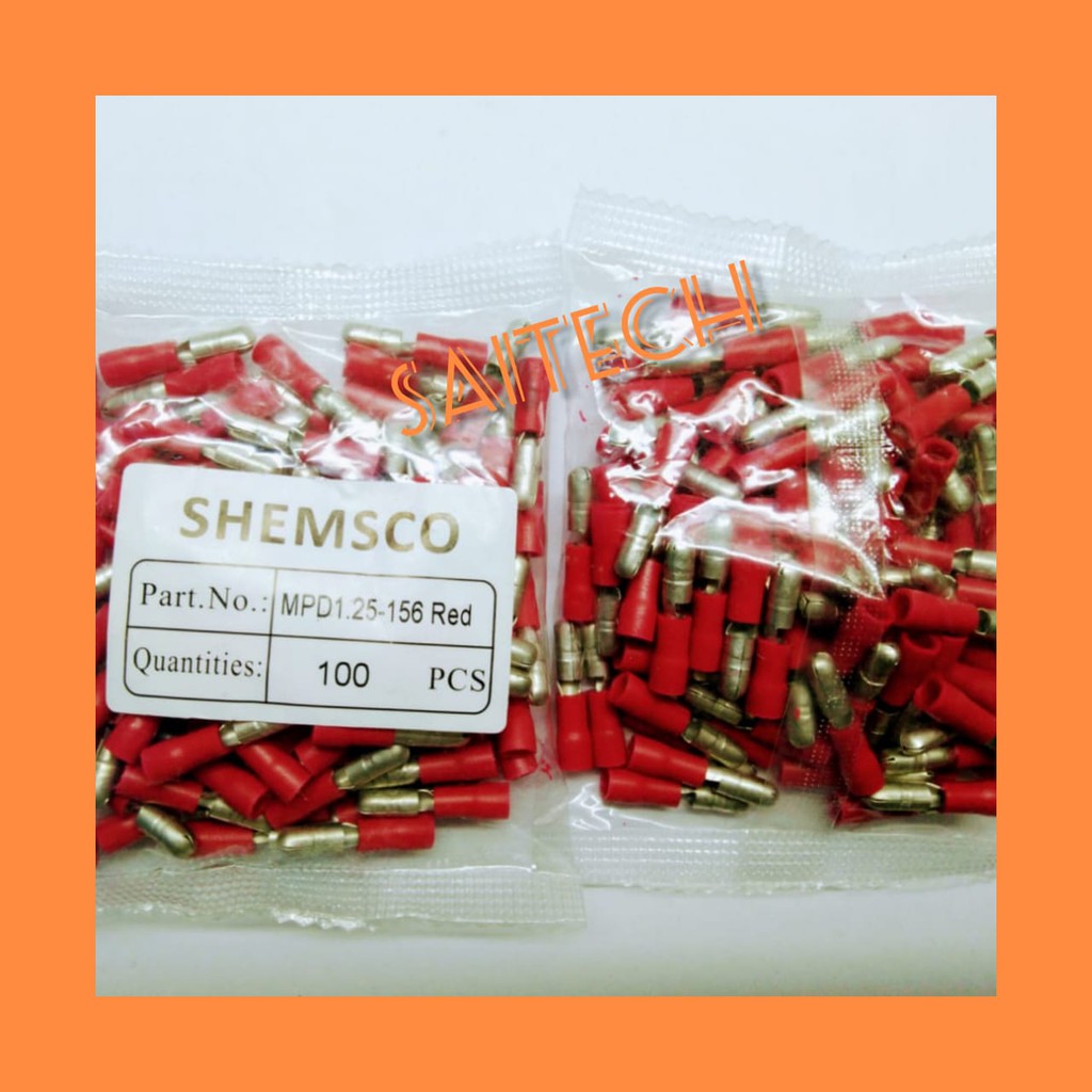 Jual SKUN KABEL INSULATED BULLET DISCONNECTA MPD 1.25-156 MERAH ...