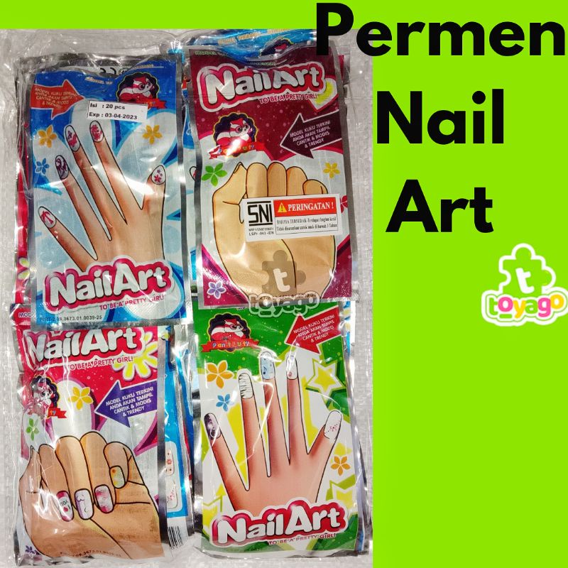 Jual Permen Kuku Nail Art Isi 20 Pcs Grosir Murah Aman &Halal (permen ... Jual Permen Kuku Nail Art Isi 20 Pcs Grosir Murah Aman &Halal (permen ...