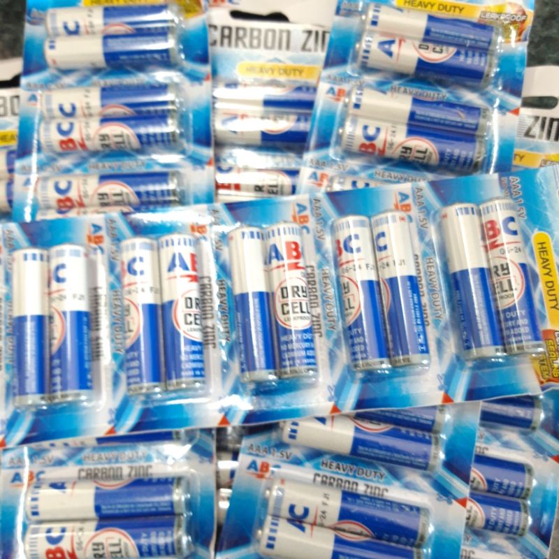 Jual Baterai AAA (A3) dan AA (A2) ABC buat remote mainan jam dinding ...