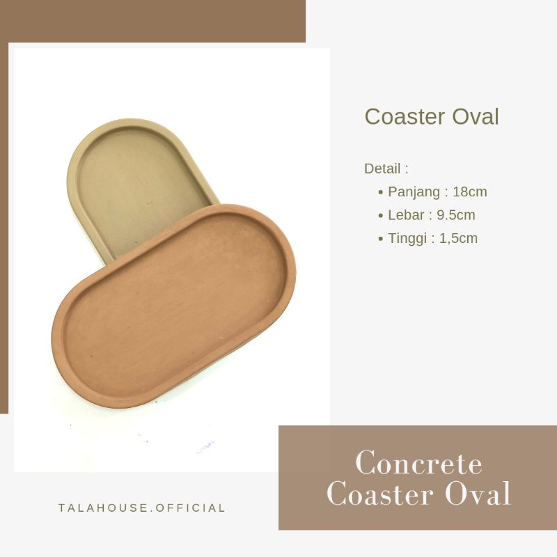 Jual COASTER OVAL | Shopee Indonesia