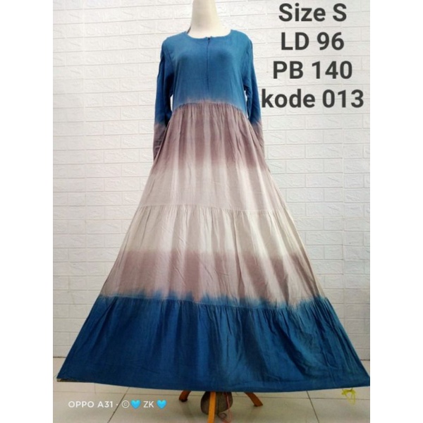 Jual Gamis susun gradasi warna model susun | Shopee Indonesia