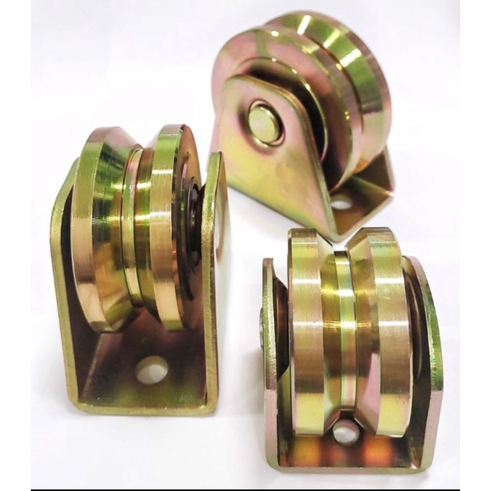 Jual 2lahar Roda pintu besi 80 mm 8cm pagar gudang garasi gerbang ...