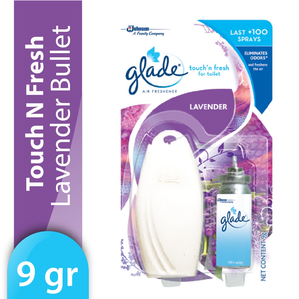 Jual Glade Touch N Fresh Lavender Bullet 9 Gr (KHUSUS PULAU JAWA ...