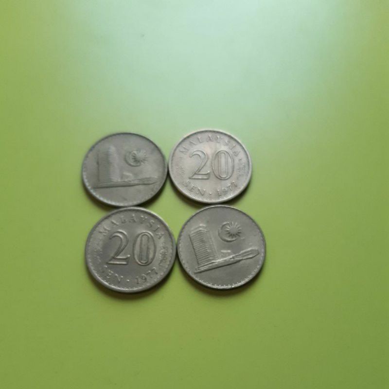 Jual uang koin kuno koleksi langka 20 sen malaysia | Shopee Indonesia