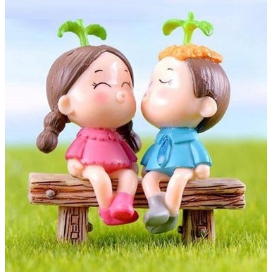 Jual Miniature Lover Figures - Lovers Couple Figurines #29 (2pcs ...