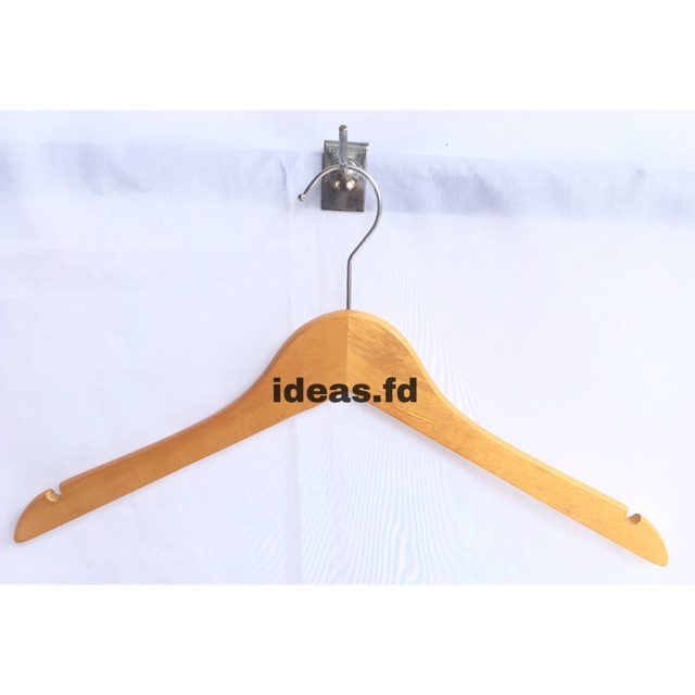 Jual hanger kayu natural | Shopee Indonesia