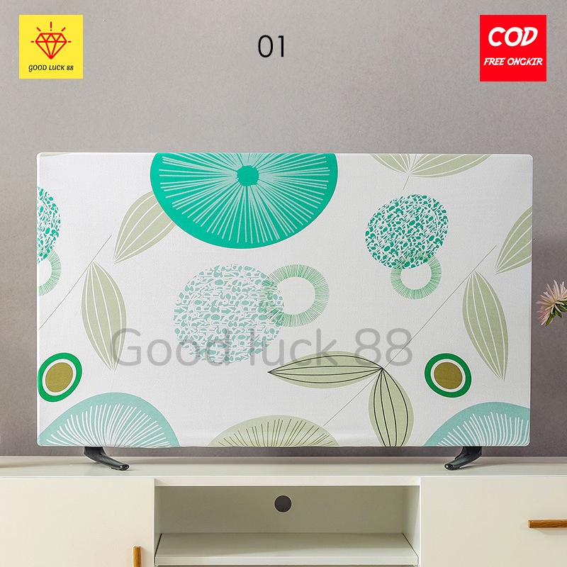 Jual Cover TV Sarung Penutup TV Layar Monitor Elastis Ukuran 24"-50 ...