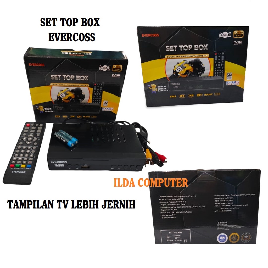 Jual Evercross Set Top Box Pro TV Digital Receiver Full HD STB evercoss ...