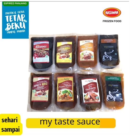 Jual SAUCE MY TASTE 8 VARIANT RASA UKURAN 500GR | Shopee Indonesia