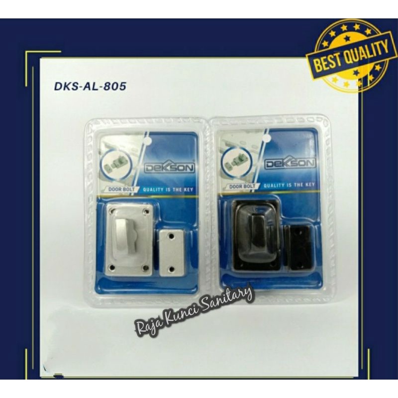Jual Grendel Putar Slot Pintu Dekkson DB AL 805 Black/Silver | Shopee ...
