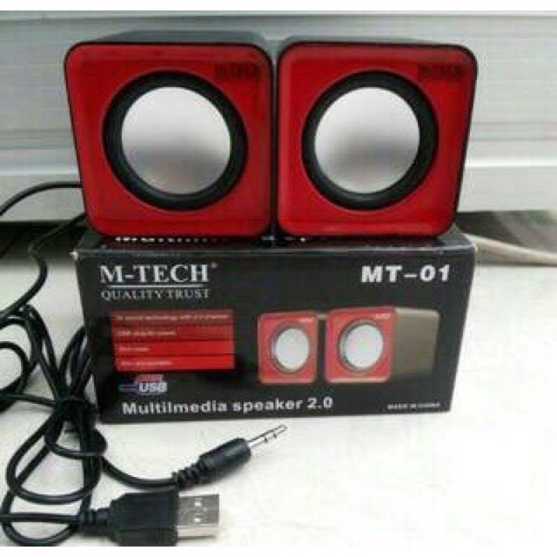 Jual speaker komputer,laptop & hp merk m-tech mt 01 mtech mt01 | Shopee ...