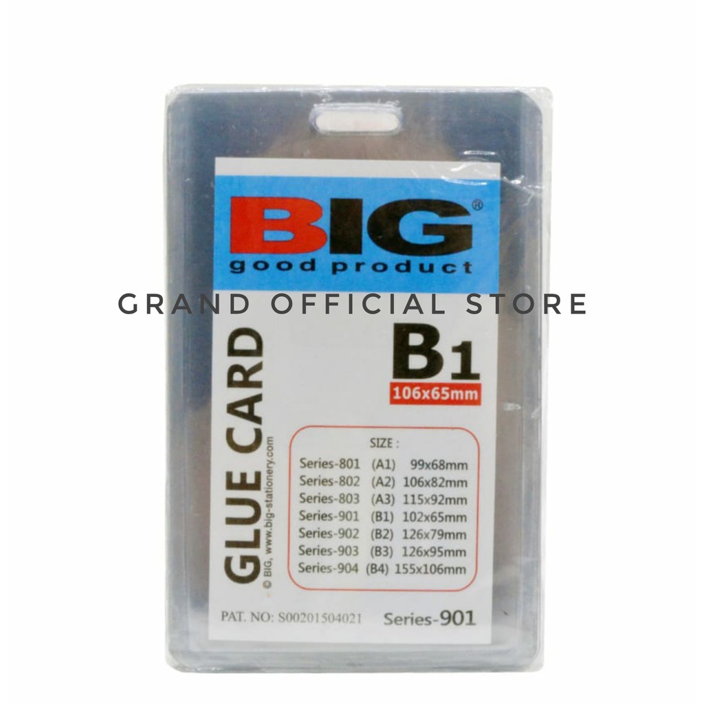 Jual [GRAND] GLUE CARD / ID CARD MIKA / NAME TAG MIKA BIG B1 102MM x ...