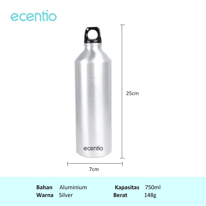 Jual Ecentio botol minum sport botol air /750ml-1000ml Tumbler Sports ...