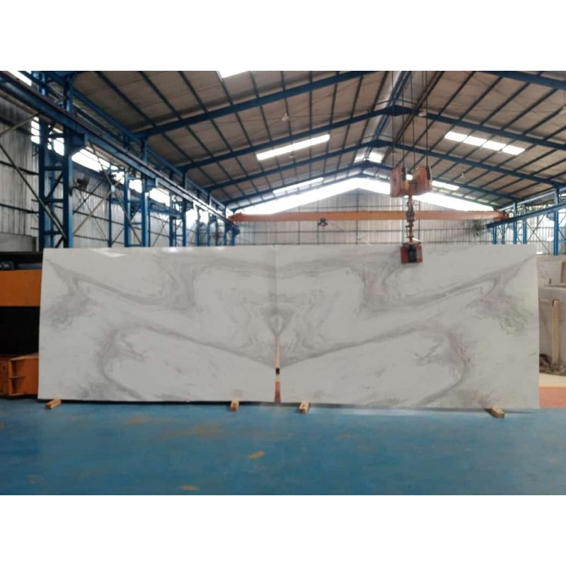 Jual marmer volacas / marmer lantai, top table marmer putih | Shopee ...