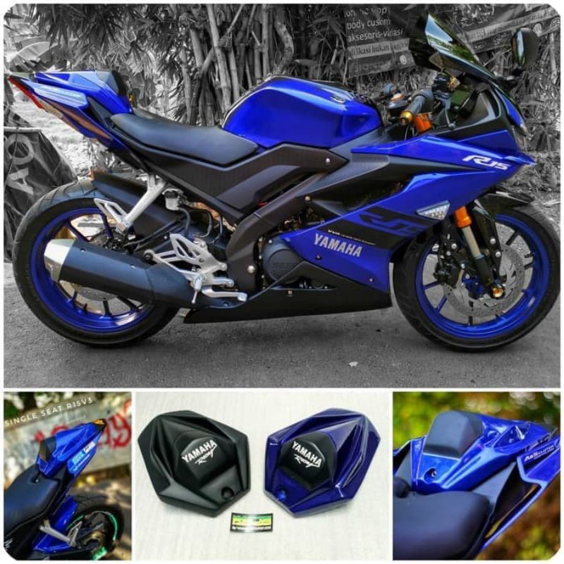 Jual AKSESORIS SINGLE SEAT YAMAHA R15 V3 SINGLE JOK YAMAHA R15 SINGLE ...