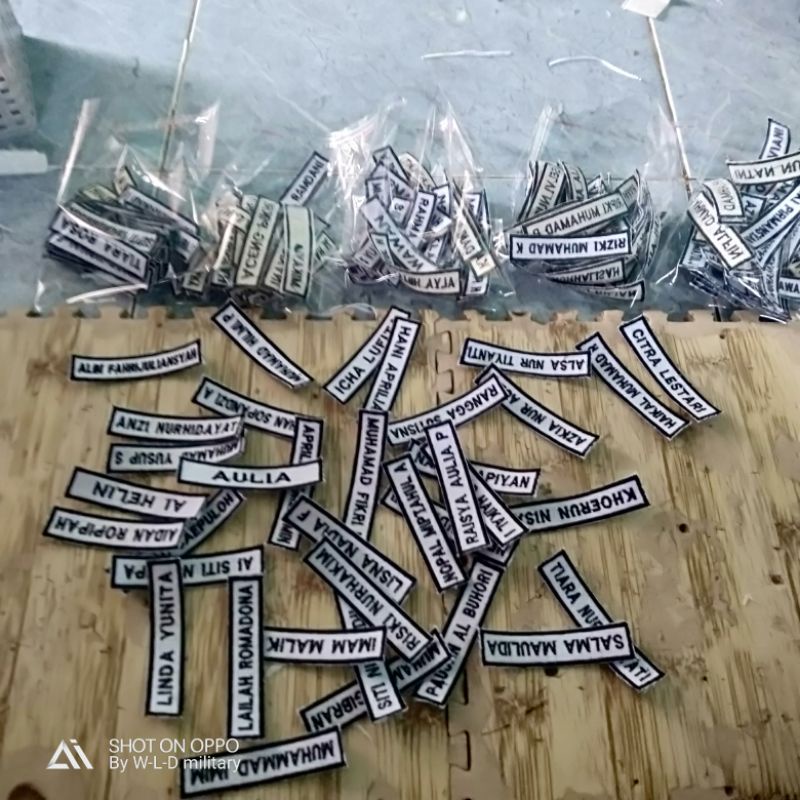 Jual bordil nama sekolah 132 nama(paket) | Shopee Indonesia