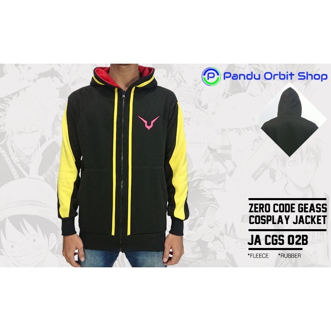 Jual Jaket Zero Code Geass Cosplay Hitam - JA CGS 02B | Shopee Indonesia