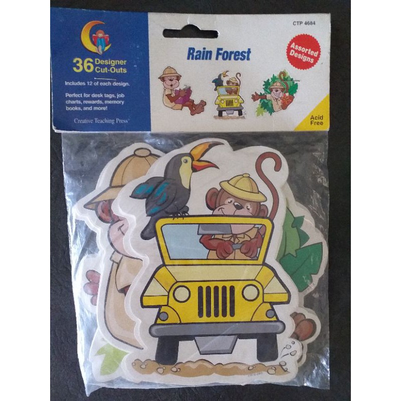 Jual Designer Cut-Outs Variety Pack | Rain Forest | Shopee Indonesia