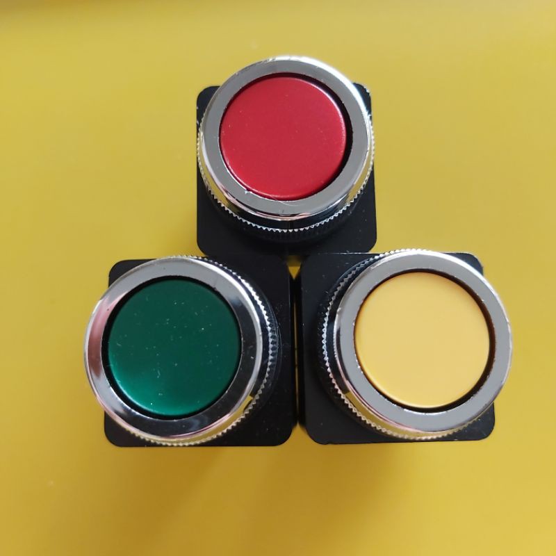 Jual Push button 25mm / tombol panel on off | Shopee Indonesia