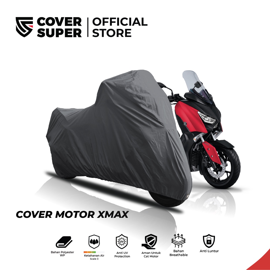 Jual Cover Motor XMAX Abu - CoverSuper | Shopee Indonesia