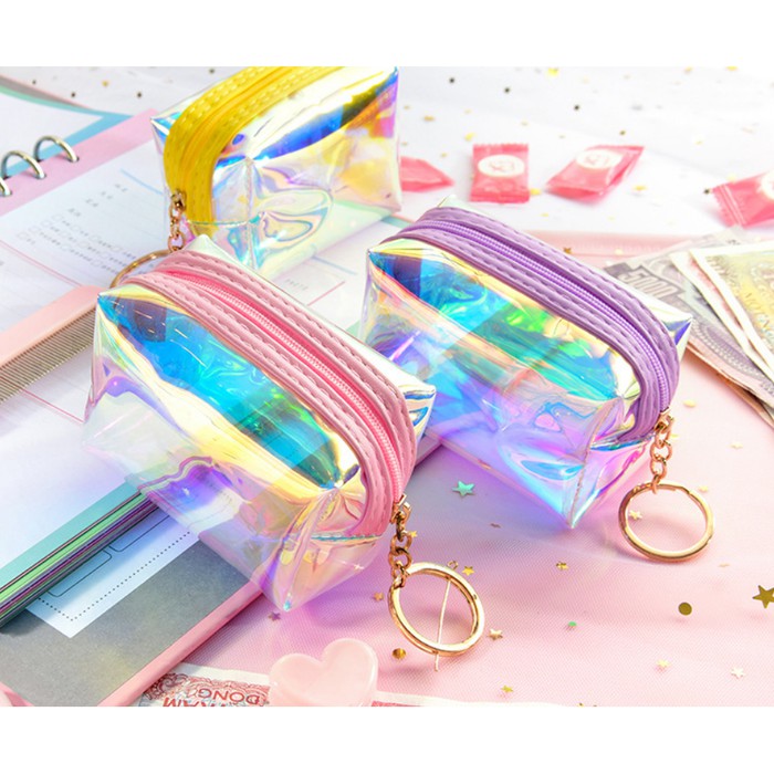 Jual Dompet Koin Transparan WD414 Bahan PVC Coin Purse | Shopee Indonesia