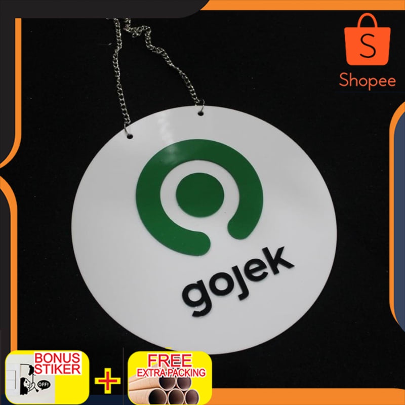 Jual Murah Sign Gojek / Signage Gojek / Sign Acrylic Timbul / Sign ...