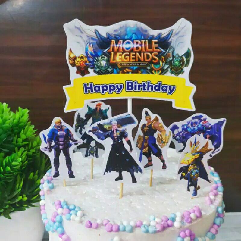 Jual cake topper toper hiasan kue cake ulang tahun happy birthday ...