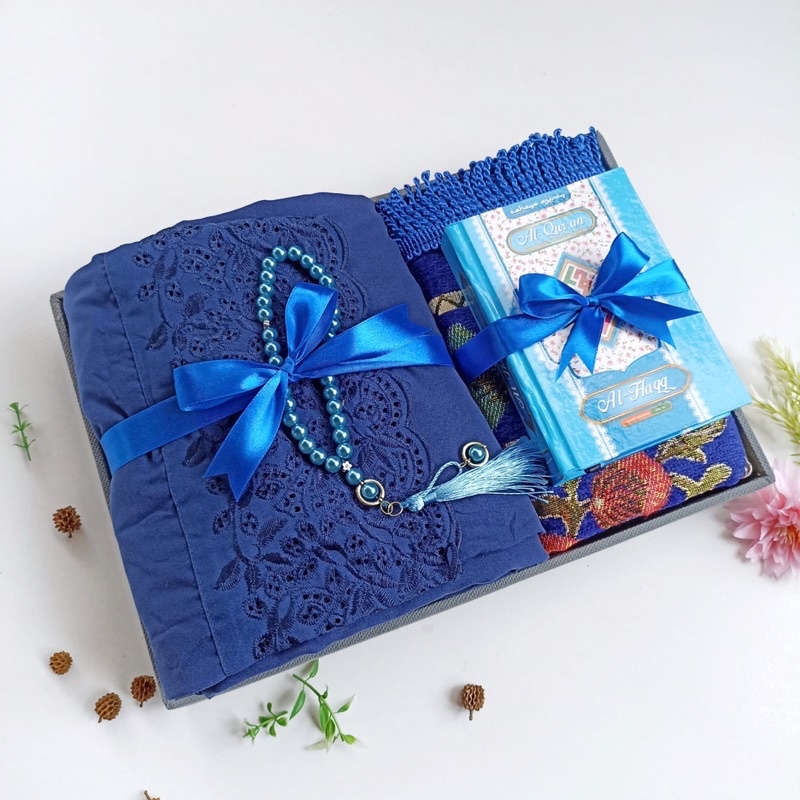 Jual Mahar Seserahan Seperangkat Alat Sholat Box jumbo Premium Mukena ...