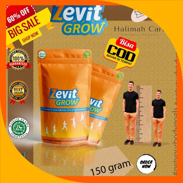 Jual [PROMO MURAH] ZEVIT GROW SUSU Peninggi Badan untuk Anak ...