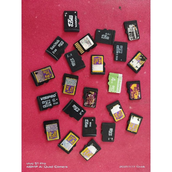 Jual memory MMC card micro sd V-Gen SanDisk 16gb 8gb 4Gb 2gb 1gb ...