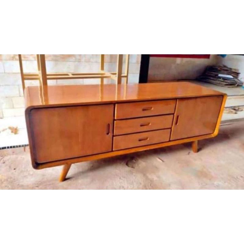 Jual Buffet bufet bifet tv meja kayu jati minimalis antik jepara mebel ...