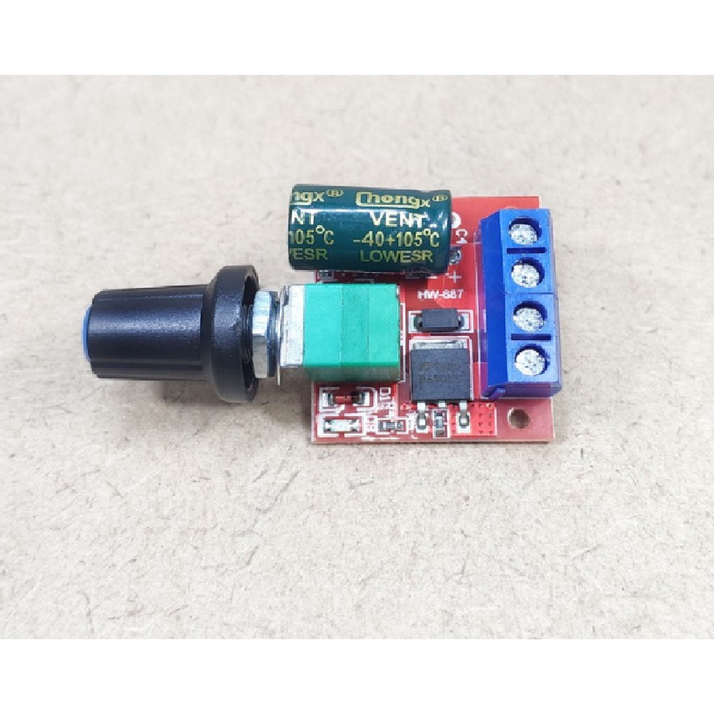 Jual VARIABLE PWM MOTOR SPEED LED DIMMER CONTROLLER KONTROLLER DC 5A | Shopee Indonesia