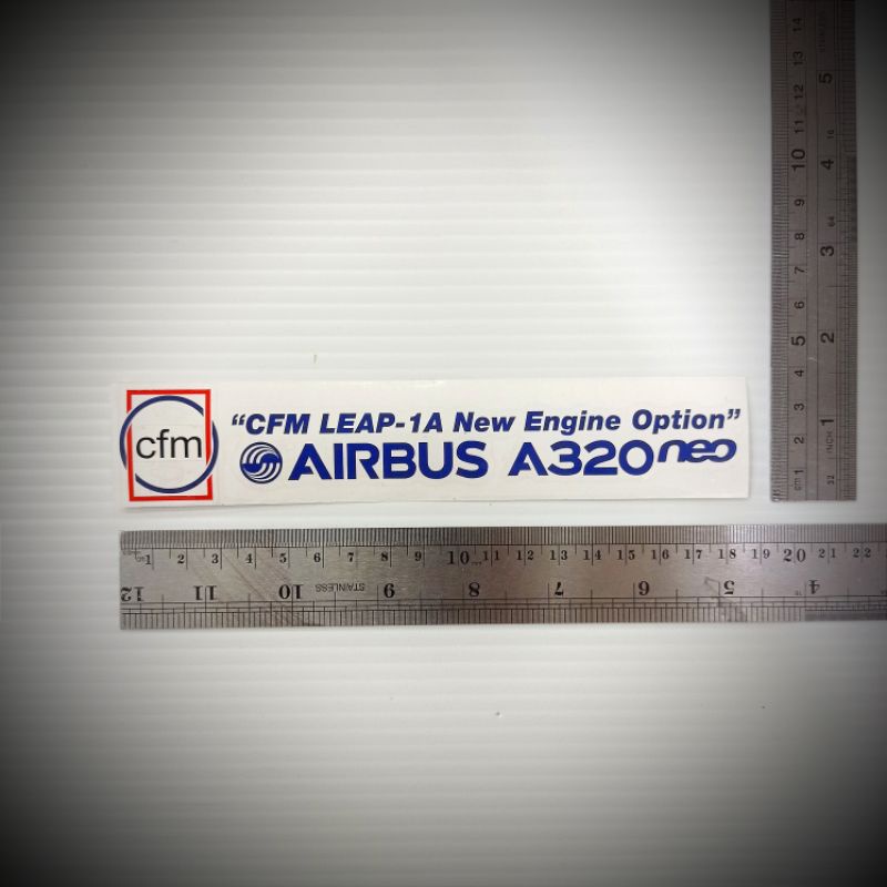 Jual Cutting Sticker AIRBUS A320 NEO CFM | Shopee Indonesia