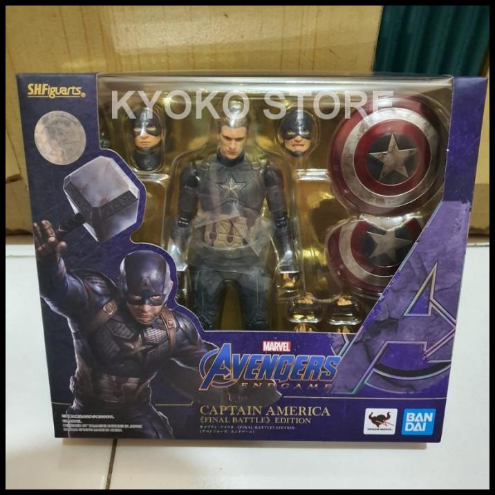 Jual Shf Captain America Final Battle Edition Marvel Avengers Endgame ...