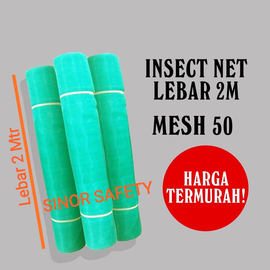 Jual Eceran Insect Screen Net HIJAU LEBAR 2 METER/ Kasa Mesh Anti ...