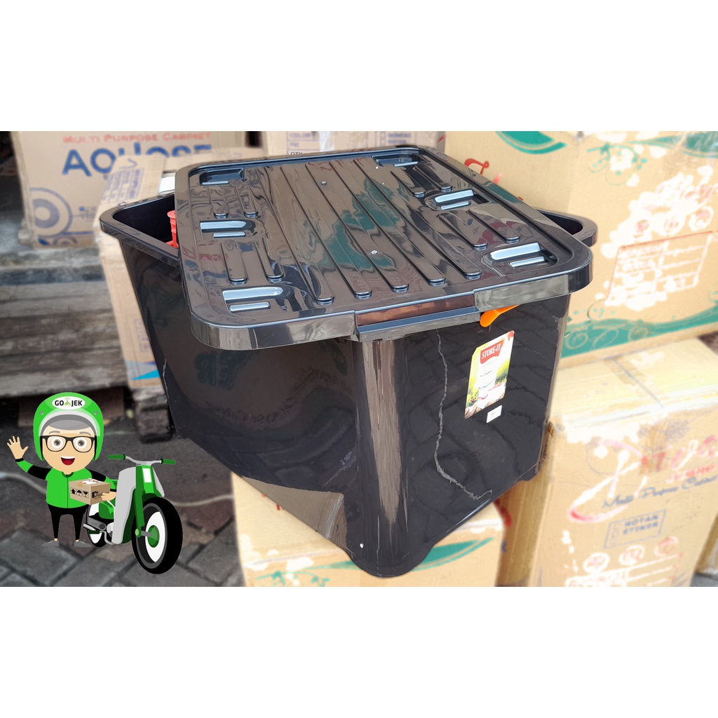 Jual Box Countainer/Container Plastik 135 Liter Hitam [KHUSUS KIRIM ...