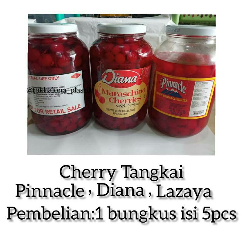 Jual Cherry Merah Tangkai (5pcs) | Shopee Indonesia