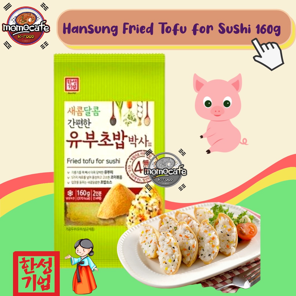 Jual Hansung Yubu Chobap Fried Tofu for Sushi 160g - Tahu Kering Untuk ...