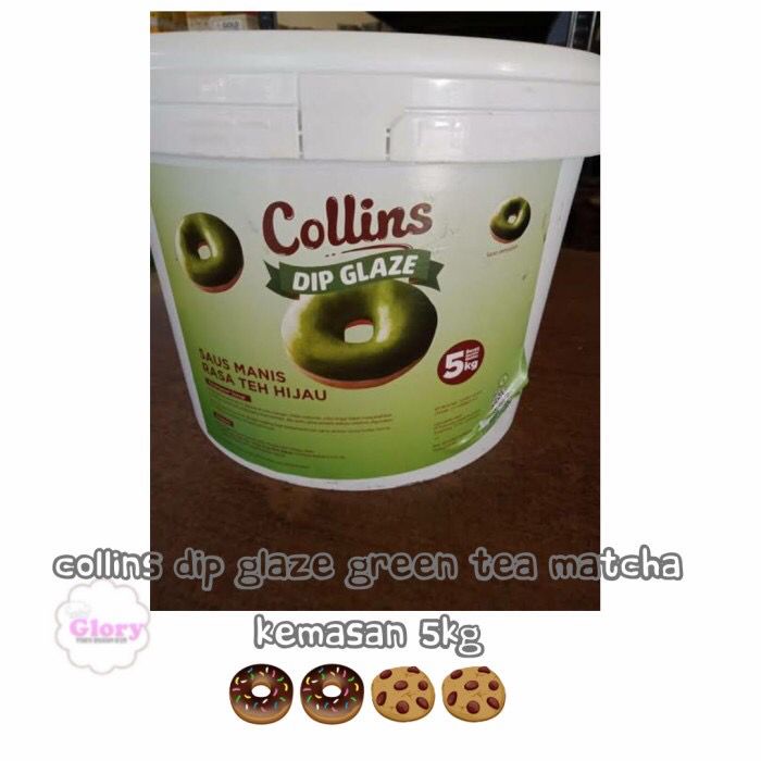 Jual collins dip glaze green tea 5kg | Shopee Indonesia
