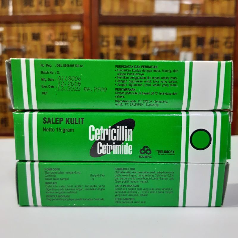 Jual SALEP KULIT CETRICILLIN (CETRIMIDE)/CETRICILLIN/SALEP LUKA/SALEP ...