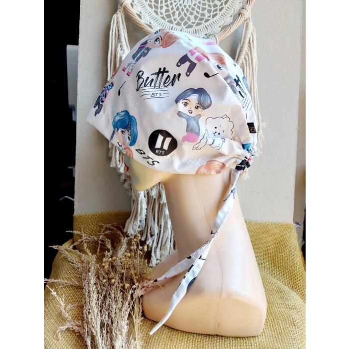 Jual PROMO NEW !! Headcap Motif/ Topi Medis Motif /Haircap /Topi Oka ...