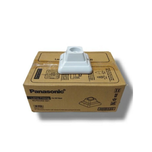 Jual 10 pcs panasonic fitting plafon lampu segiempat | Shopee Indonesia