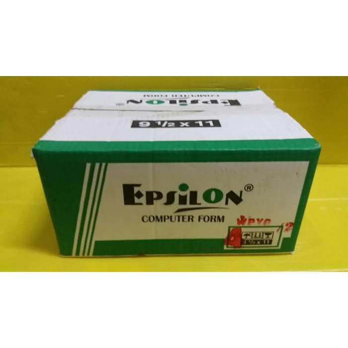 Jual Epsilon Cont Form 9 1/2 x 11 : 2 4 Ply (K4 : 2) | Kertas Komputer ...
