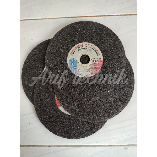 Jual Cutting disc NIPPON RESIBON 7inch / Batu gerinda potong NIPPON 180 ...