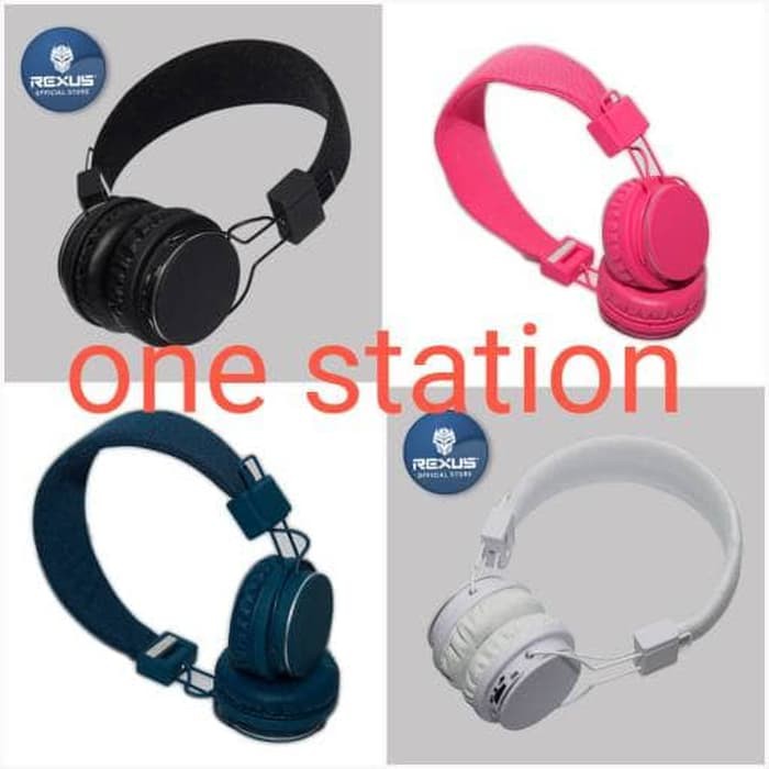 Jual Rexus X1 Wireless Gaming Headset Bluetooth Headphone Micro SD FM ...