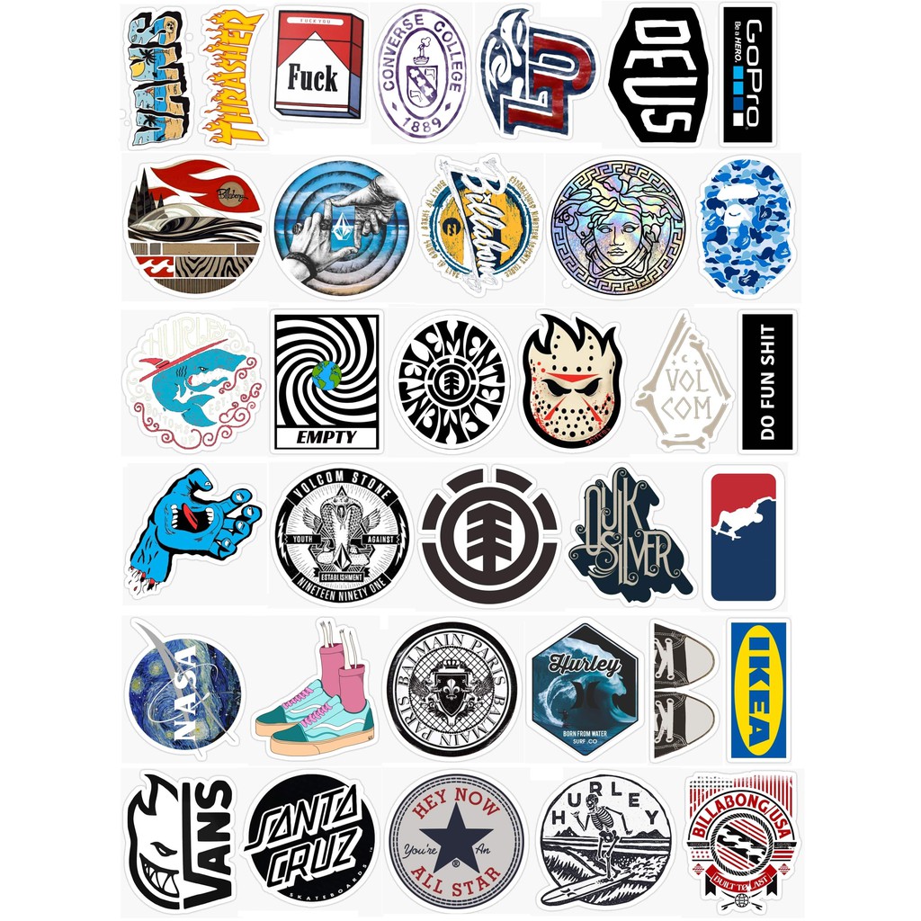 Jual boy logo mix sticker pack | Shopee Indonesia