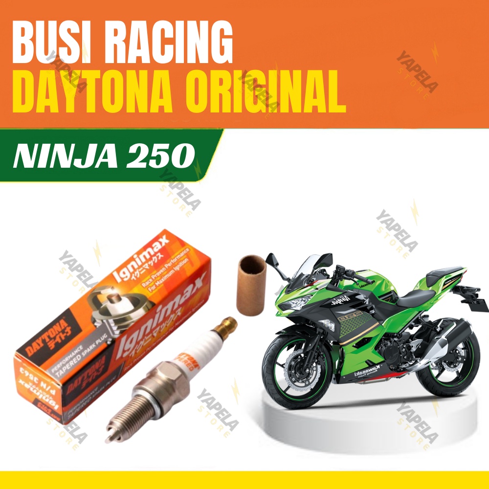 Jual busi racing ninja 250 iridium daytona original 3392 | Shopee Indonesia